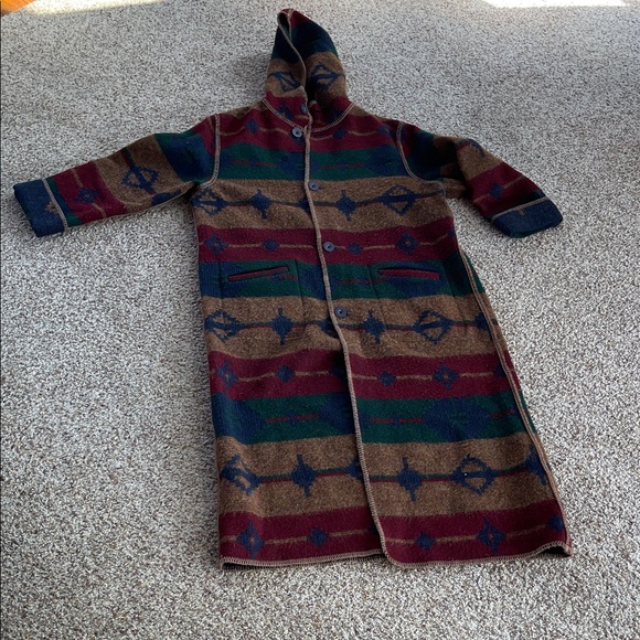 Woolrich | Jackets & Coats | Colorful Hooded Long Coat | Poshmark